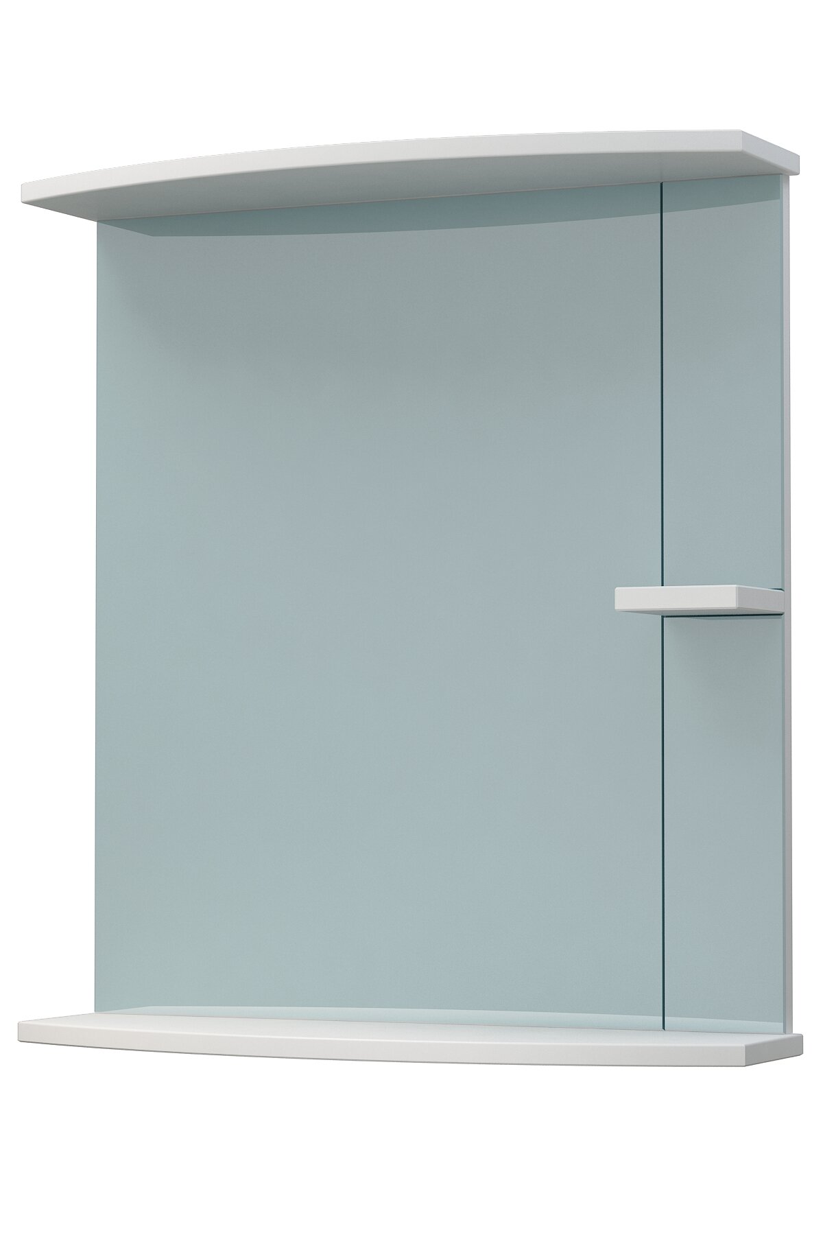 Зеркало для ванной "Я мебель" Модерн 60 белый, 62.5 х 70 см.