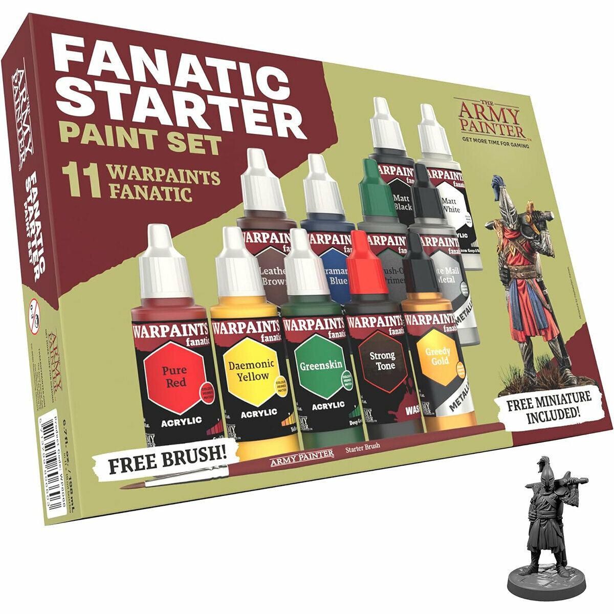 Набор акриловых красок Army Painter Fanatic Starter Set по 18 мл