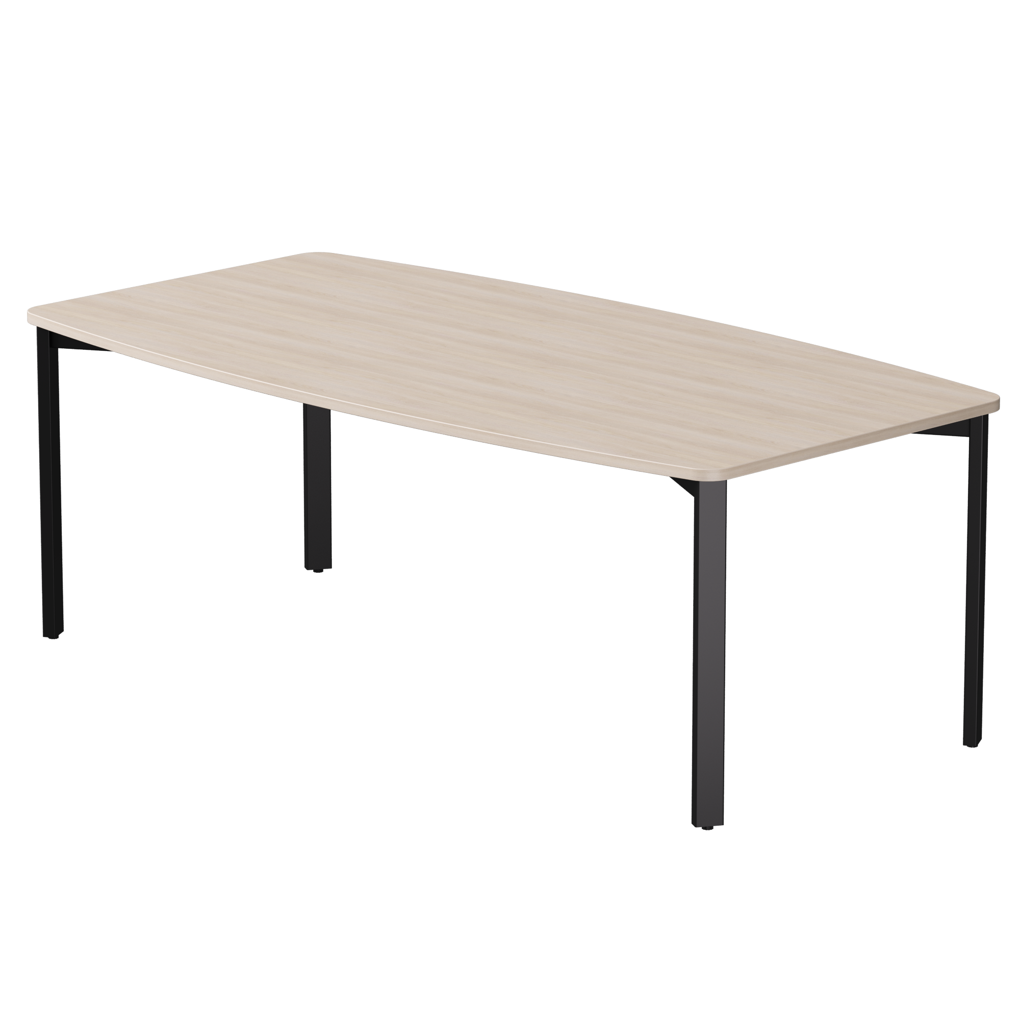 Стол переговорный Everprof EVO 2100х1100x755 Дуб Соната/Черный