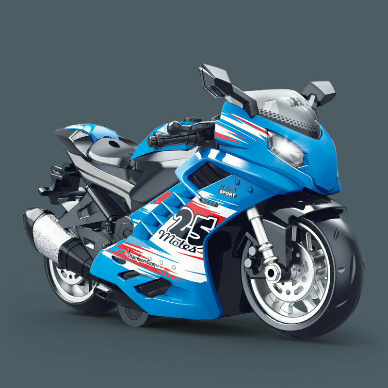 Игрушка мотоцикл полиции симуляция с интерактивными звуками светом для детей стильh