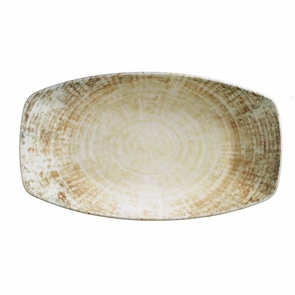 Тарелка "Нанокрем Бейж", фарфор, , H-22, L-160, B-96мм, бежев.