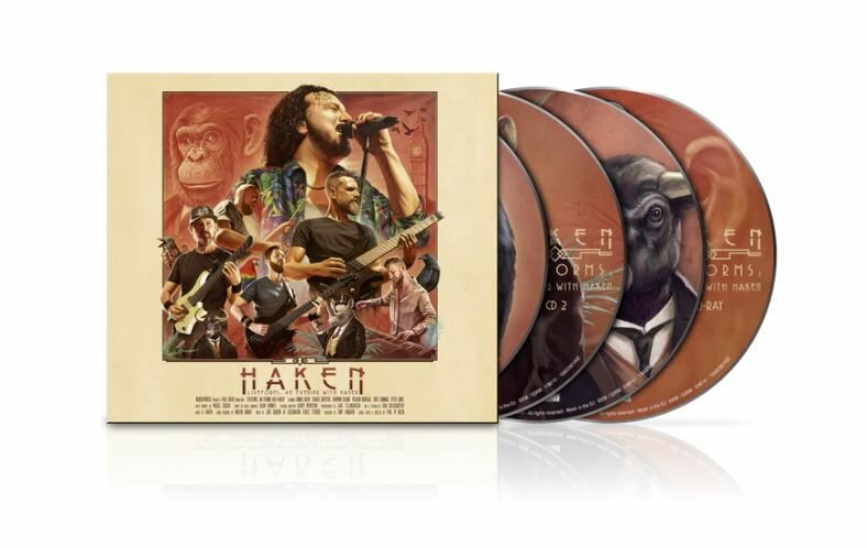 Haken – Liveforms: An Evening With Haken, 3-CD + Blu-ray, Digipak, Limited Edition, Inside Out Music/Sony Music 2025
