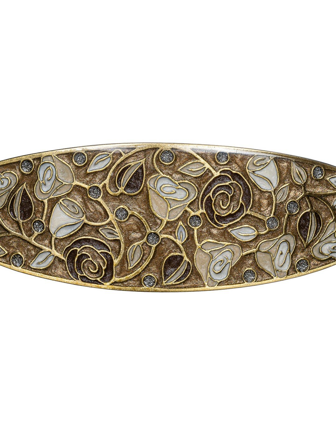 Заколка для волос Clara Bijoux Роза G72814 BR/G