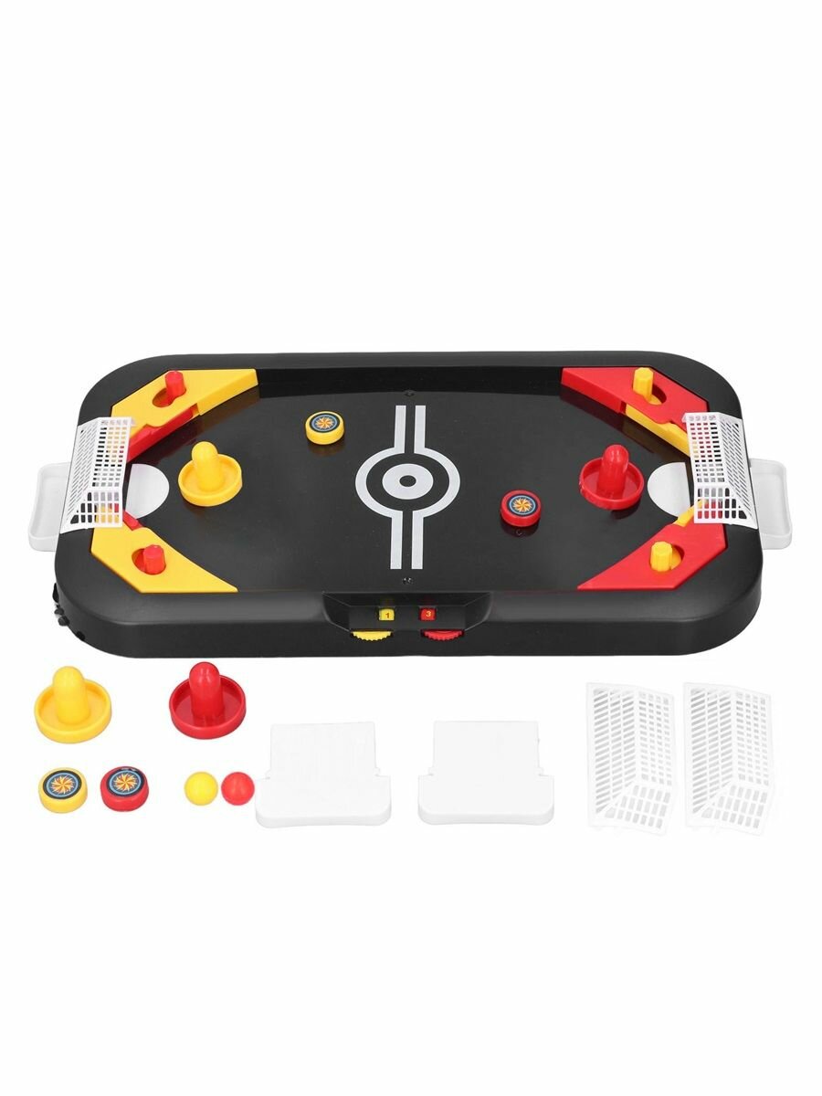 2 в 1 настольный футбол, хоккей с шайбой для детей и взрослых, забавное взаимодействие родителей и детей, набор игрушек для настольного футбола для подарка на день рождения