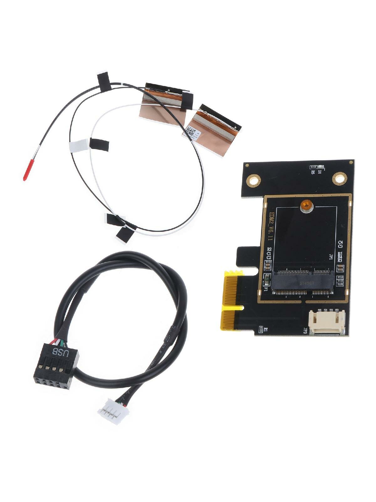 For M.2 Wifi Adapter M2 Ngff for Key A E To PCI for Express PCI-E 1X NGFF Support 2230 Wireless Network Card for AX200 9