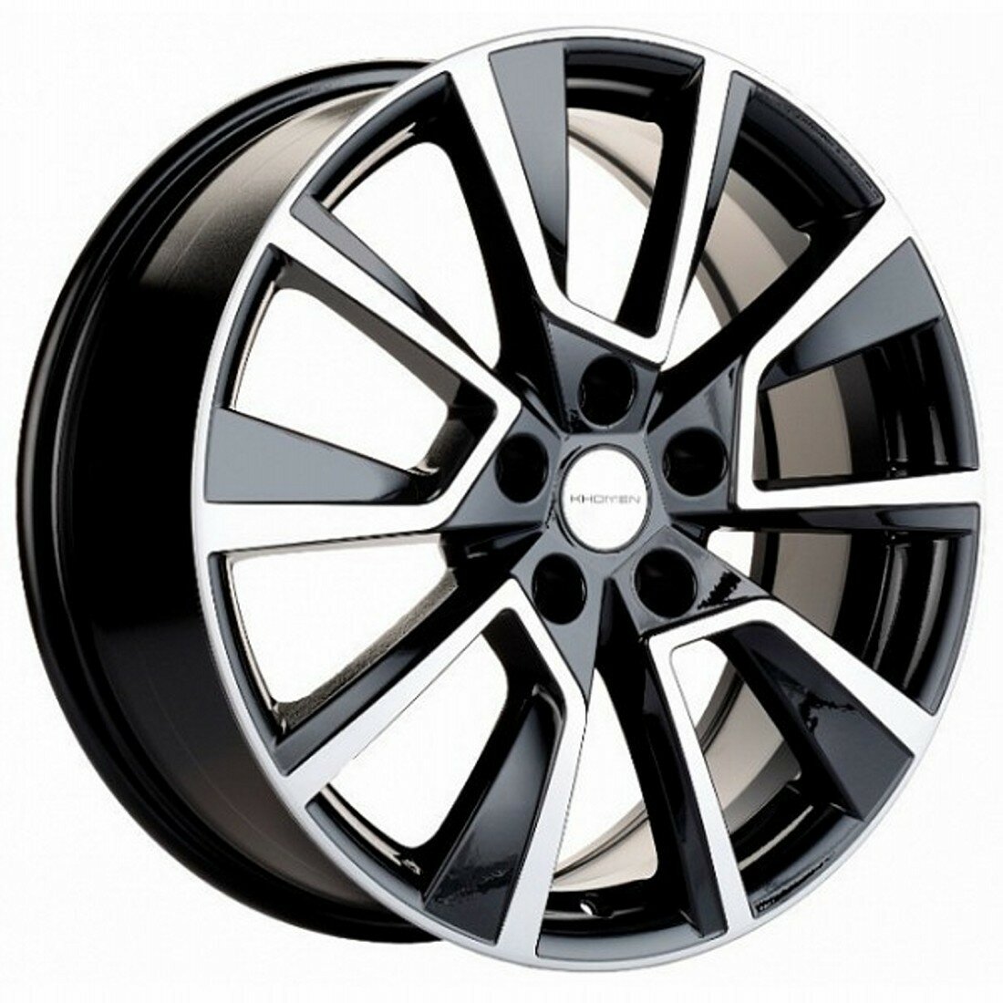 Колесный диск Khomen Wheels KHW1802 7x18 5x114,3 ET50 54,1 Black-FP литой для автомобиля