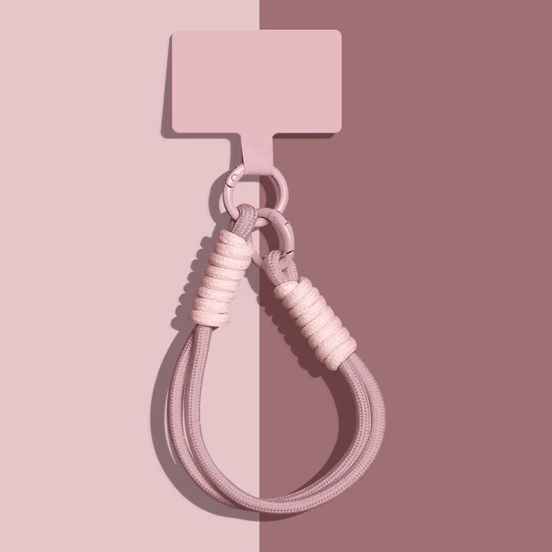 Усовершенствованный однотонный короткий брелок для ключей, портативный, удобный для переноски браслет, цепочка для сумки, подвеска на ремешке для мобильного телефона A5