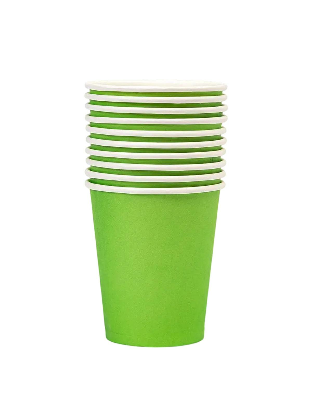 Упаковка из 10 биоразлагаемых кофейных чашек Удобная Одноразовая посуда для напитков