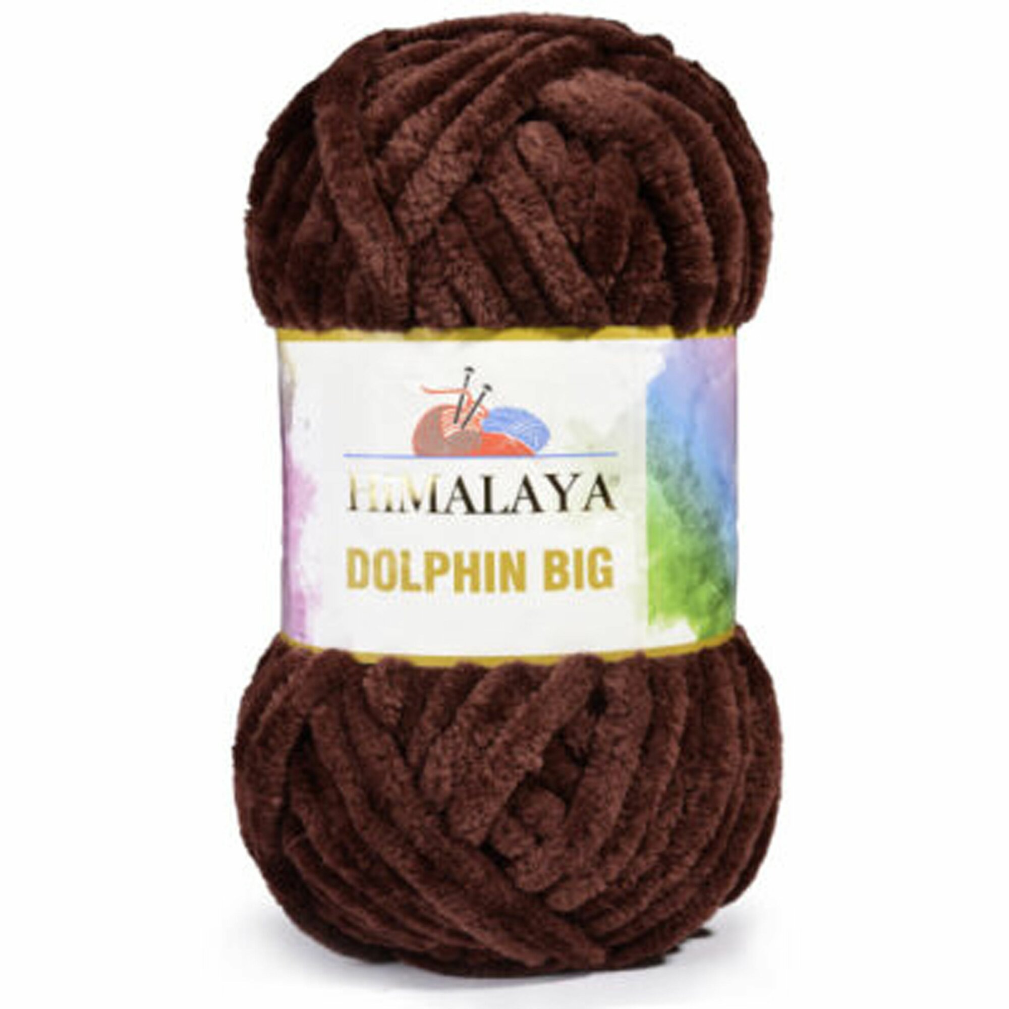 1 Моток, Himalaya DOLPHIN BIG, 100% Полиэстер / 200 гр. - 80 м, Цвет-76724