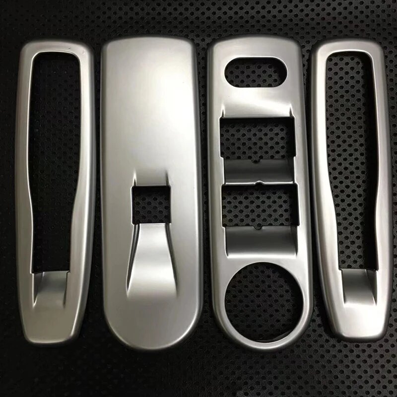 Для Renault Captur 2013 2014 2015 2016 2017, аксессуары, внутренняя дверь автомобиля, оконное стекло, подъемная панель, накладка, Стайлинг Matte Silver