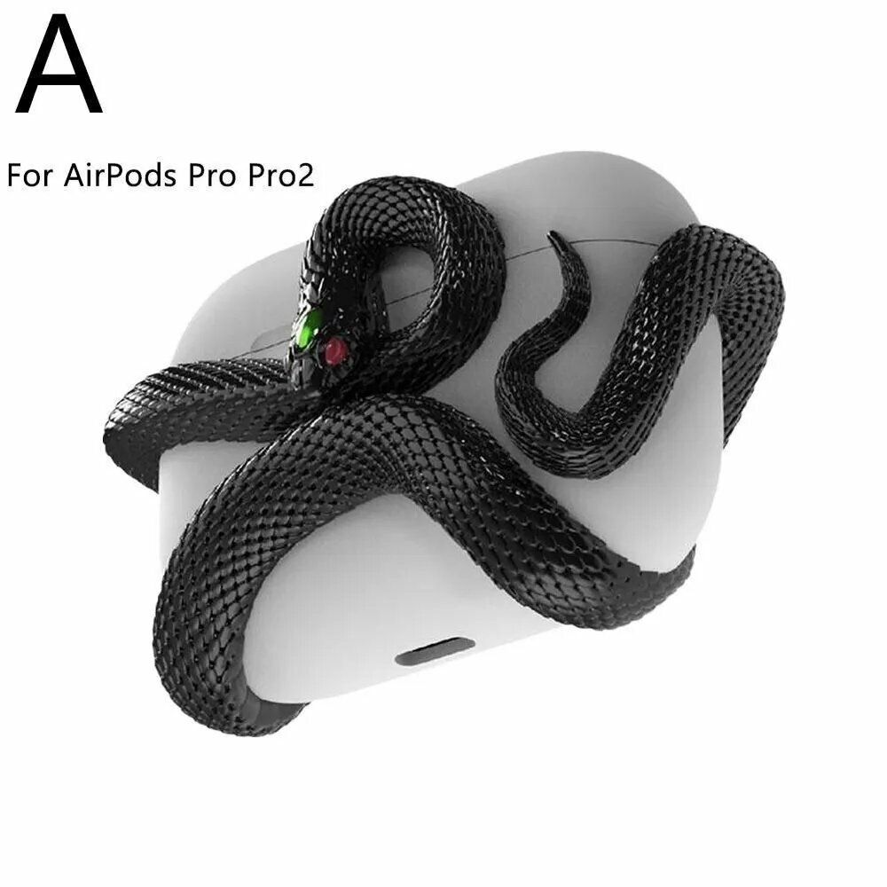 Для AirPods Pro pro2 крутые наушники в стиле Viper пылезащитный защитный чехол
