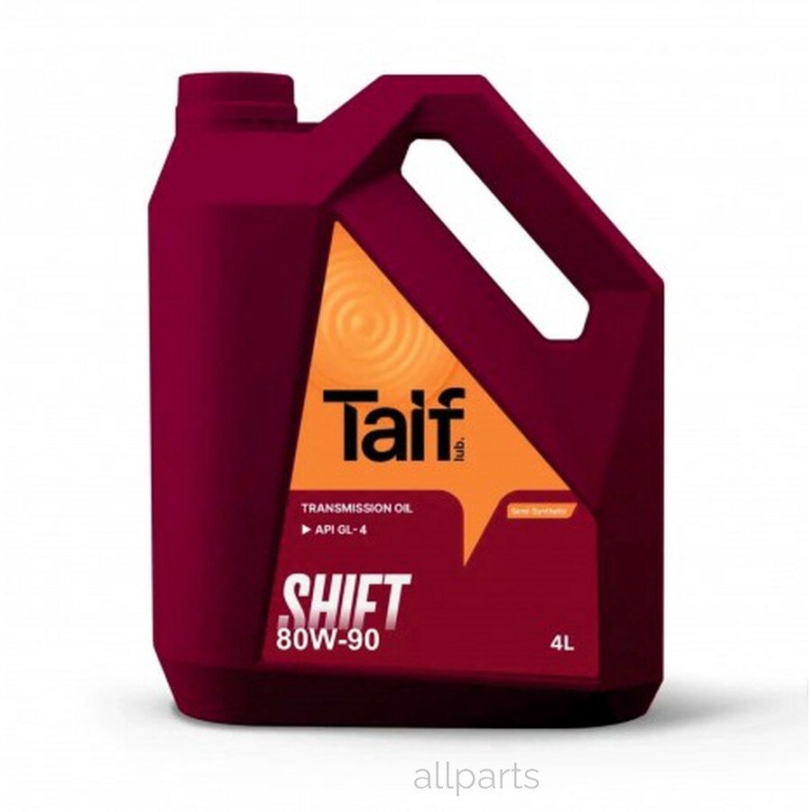TAIF 214034 TAIF Масло трансмиссионное SHIFT GL-4 80W-90, 4L