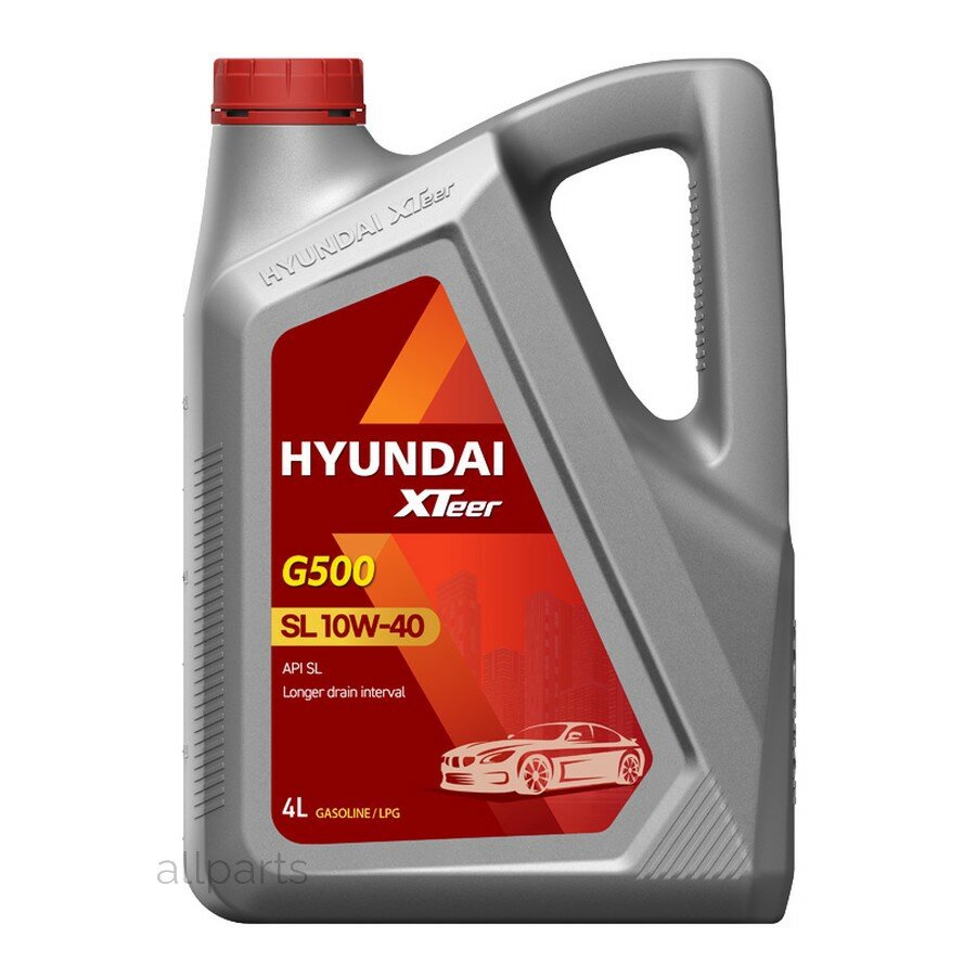 HYUNDAI-XTEER 1041044 10W40 4L HYUNDAIXTEER GASOLINE G500 SL, моторное масло