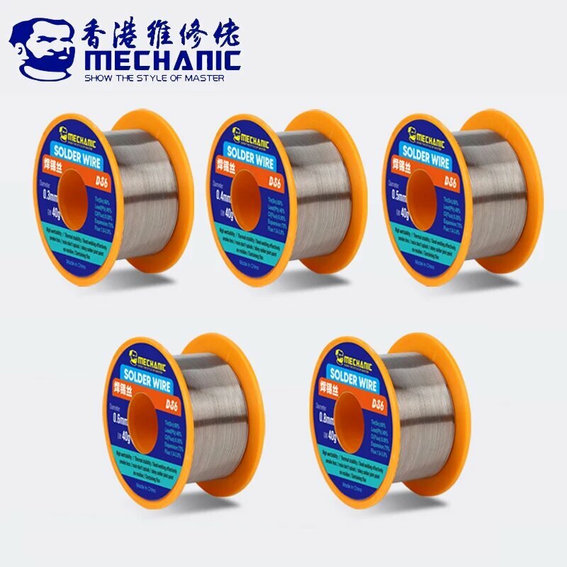 Механик оловянная паяльная проволока 0,3/0,4/0,5/0,6/0,8 мм 0.6MM