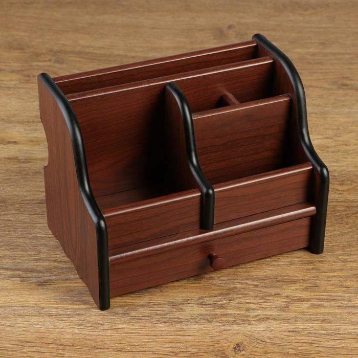 Органайзер 5 секций с выдв ящиком, 21 14 15см