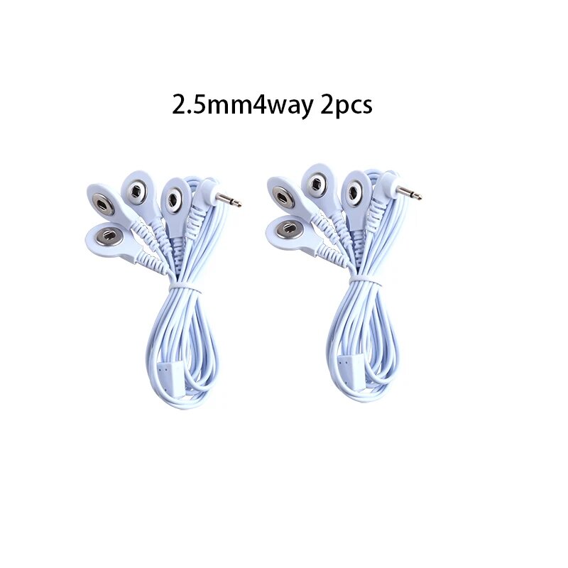 Электродные кабели 2.5 мм 4-way DJX035-B (2шт)