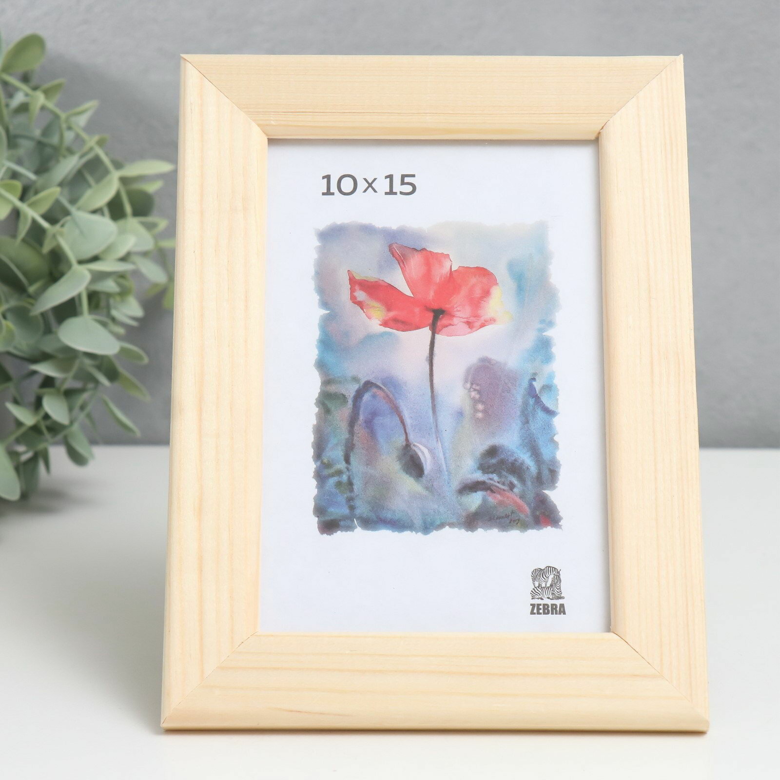 Фоторамка для фото 10x15 см Nauru, дерево, вид крепежа: подвес + подставка