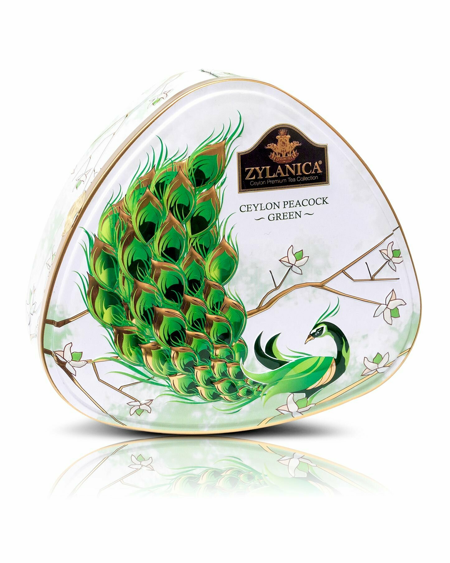 Чай зеленый листовой ZYLANICA Green Peacock, зеленый Павлин, 100г. GP1
