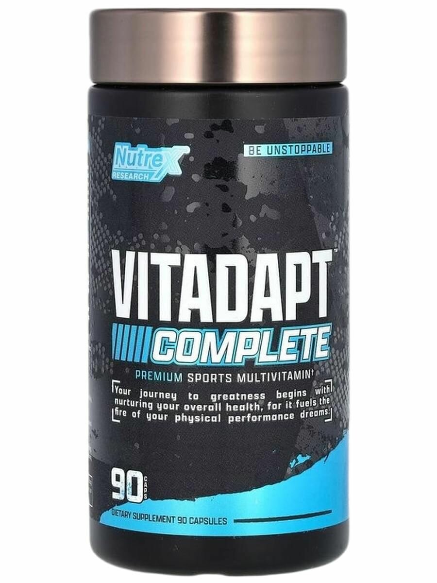 Nutrex Research, Vitadapt Complete, мультивитамины премиального качества для физической активности, 90 капсул