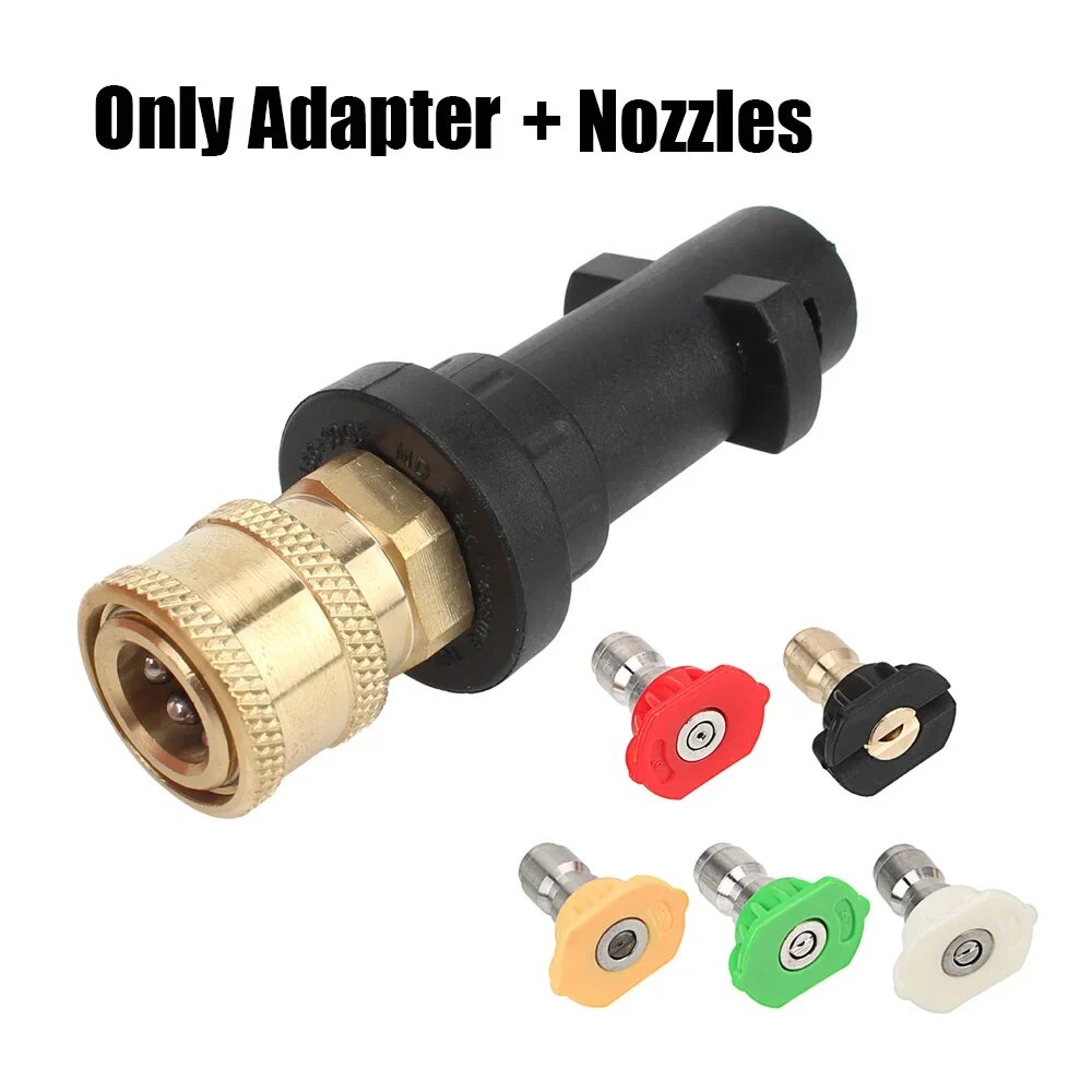 Удлинитель для автомойки высокого давления, насадка для автомойки Karcher K2-K7, удлинитель крыши, пенораспылитель, набор автомобильных аксессуаров only adapter nozzles