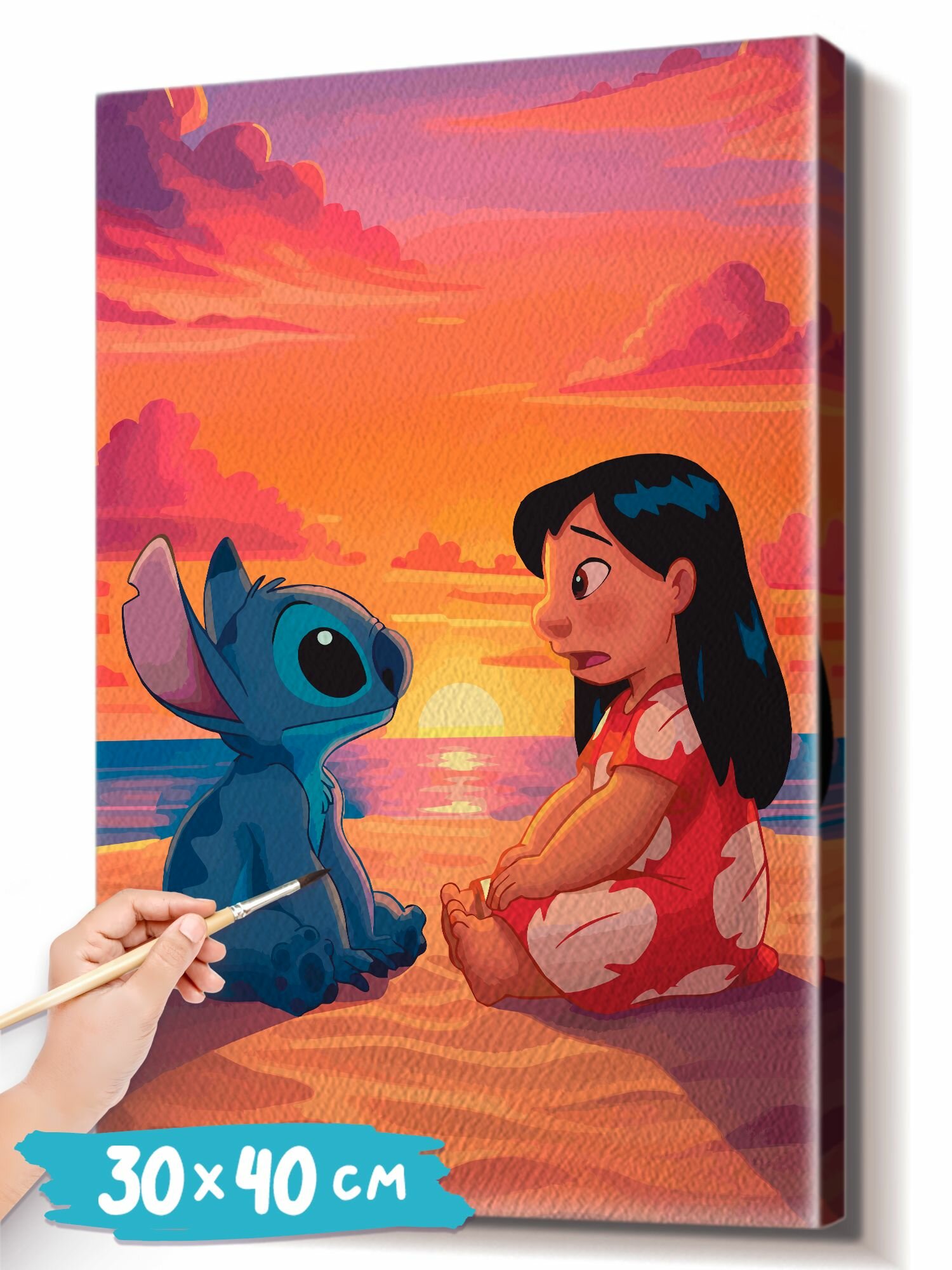 Картина по номерам Лило и Стич