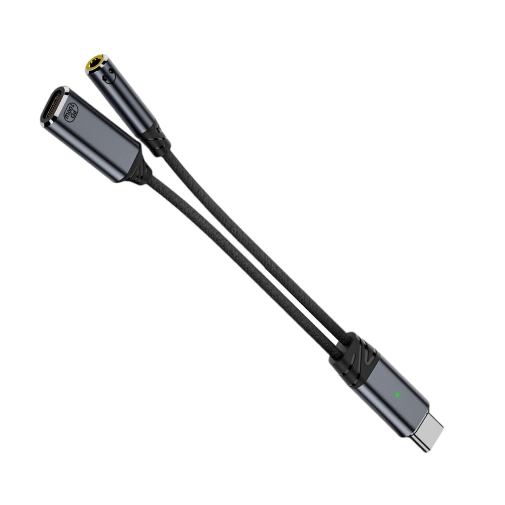 PD100 быстрая зарядка USB2.0-серый-Type-C одноточечный двухточечный порт быстрой зарядки + 3,5 мм
