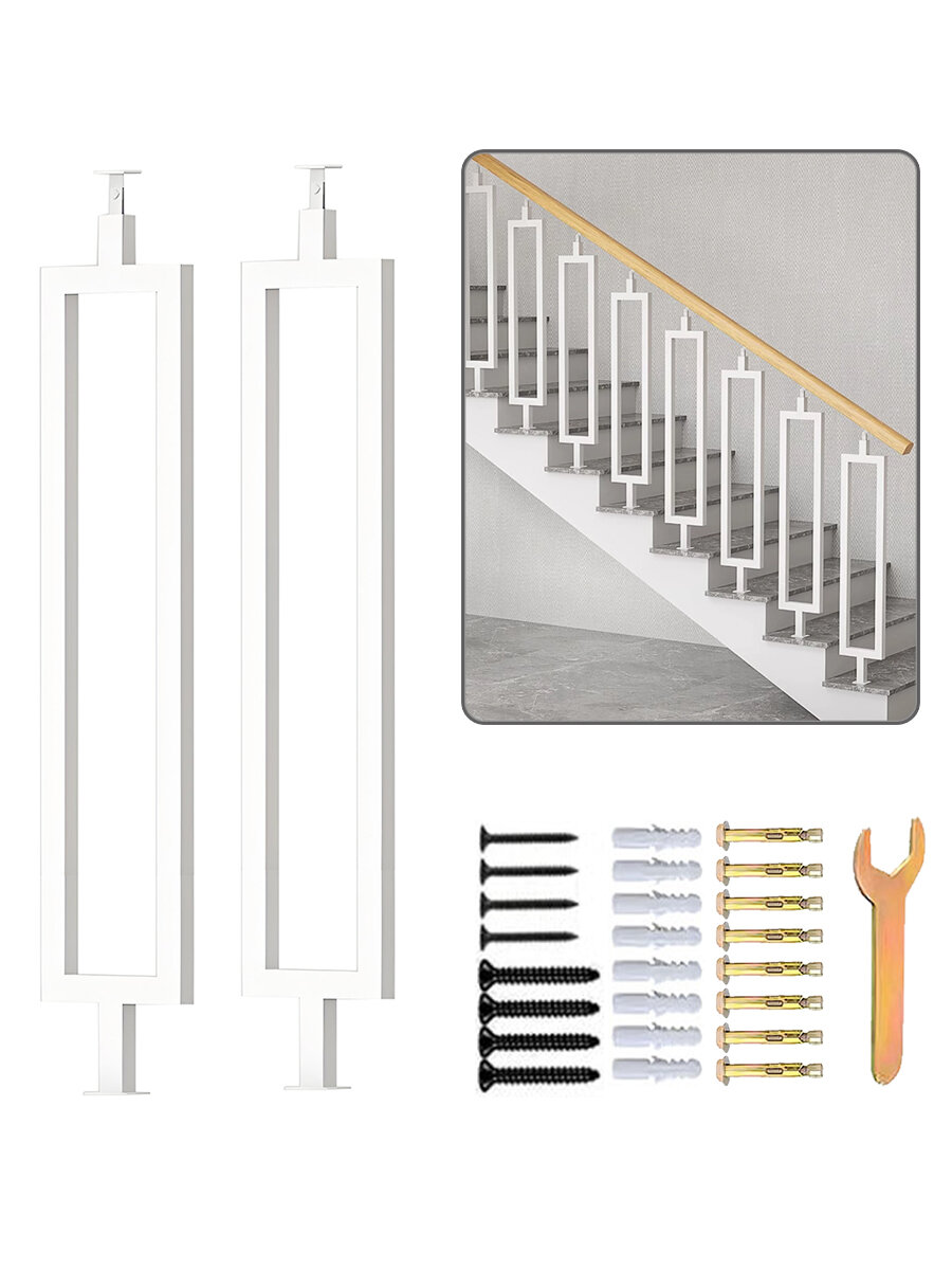 U-образные лестничные ограждения 850/950/1000 мм с регулируемым верхним кронштейном для перил, крыльца, террасы и уличных ступеней