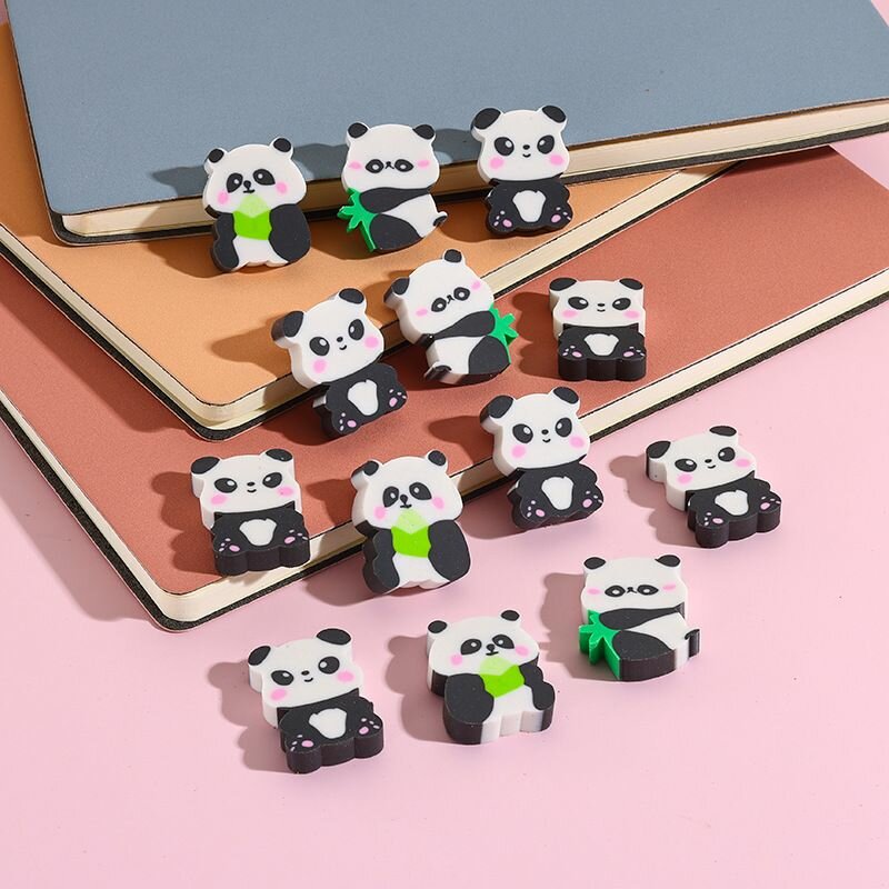 Большой ластик в форме панды, мультяшный, высококачественный, подарок для студентов, канцелярские принадлежности, офисные ,