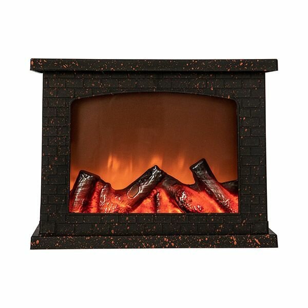 Фигурка светодиодная камин UL-00011316 ULD-L2821-005-DNC-RED BLACK FIREPLACE