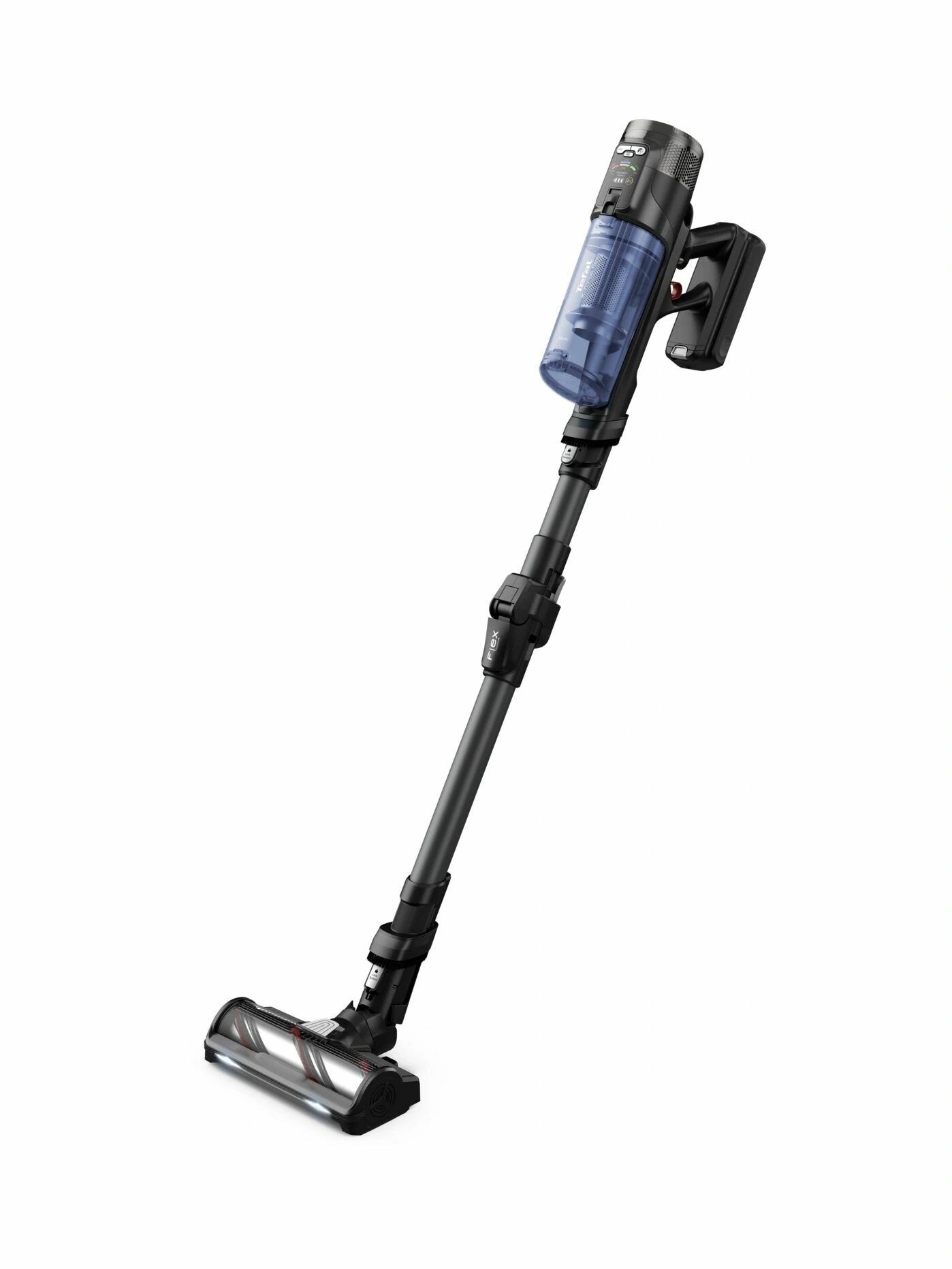 Пылесос Tefal X-Force Flex TY9LC1WO 150Вт серый/синий