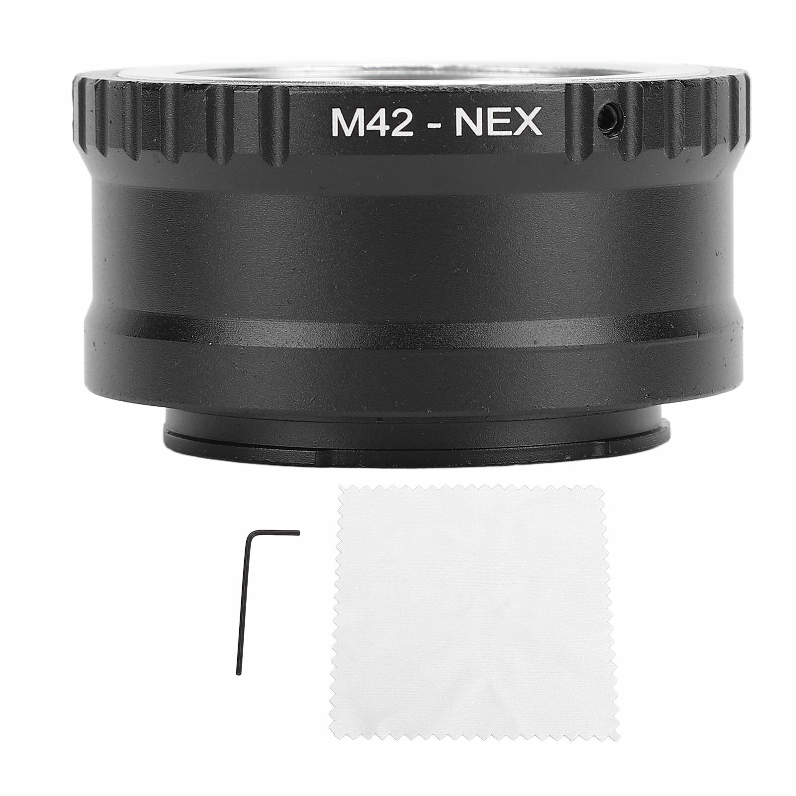Алюминиевое кольцо-адаптер для ручной фокусировки с объектива M42 на NEX, совместимое с винтовым креплением объектива M42 на камеру E для A6300 A7 A7R A7II