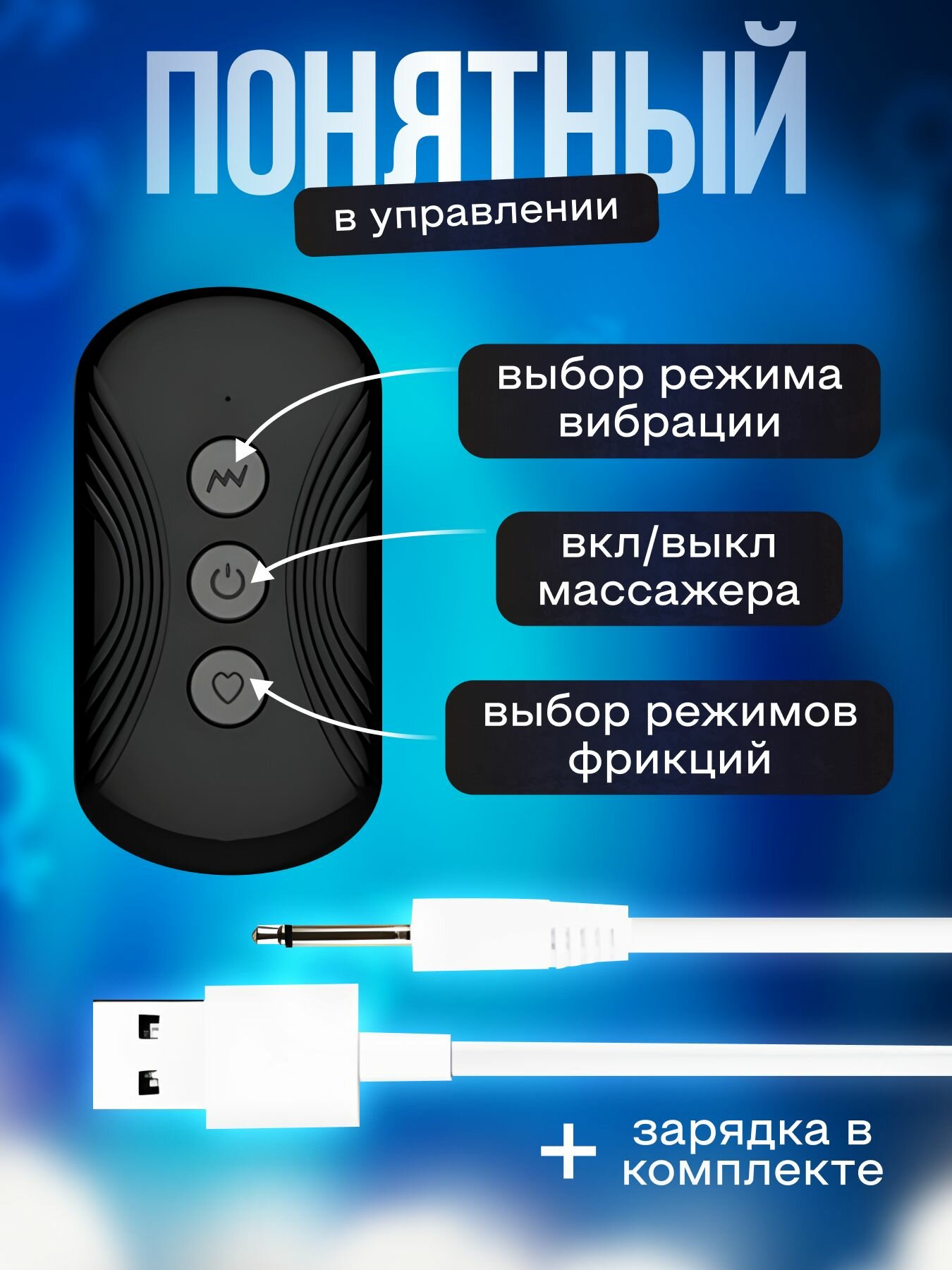 Массажер простаты с эрекционным кольцом / стимулятор простаты на пульте управление / анальный стимулятор