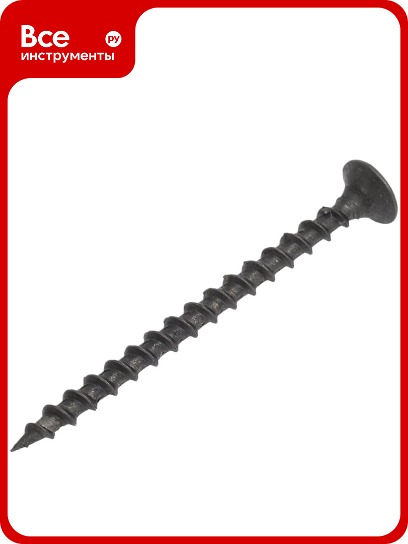 Саморез для крепления ГКЛ к дереву BEFAST оксид 3,5x51, 1 кг C10511S, крепления гкл