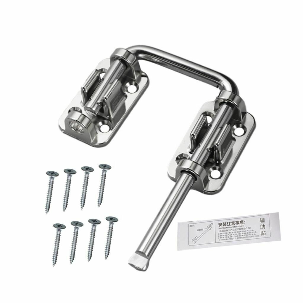 Стальной защитный болт с быстросъемными установочными винтами для двери