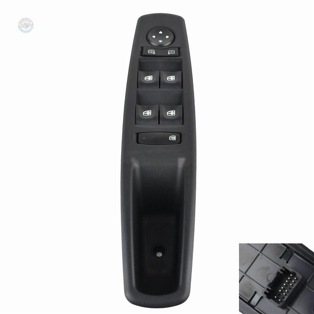 Кнопка стеклоподъемника 13-контактная для Renault Megane MK3 2008 2016 (809610016R) передний левый переключатель, прямая замена