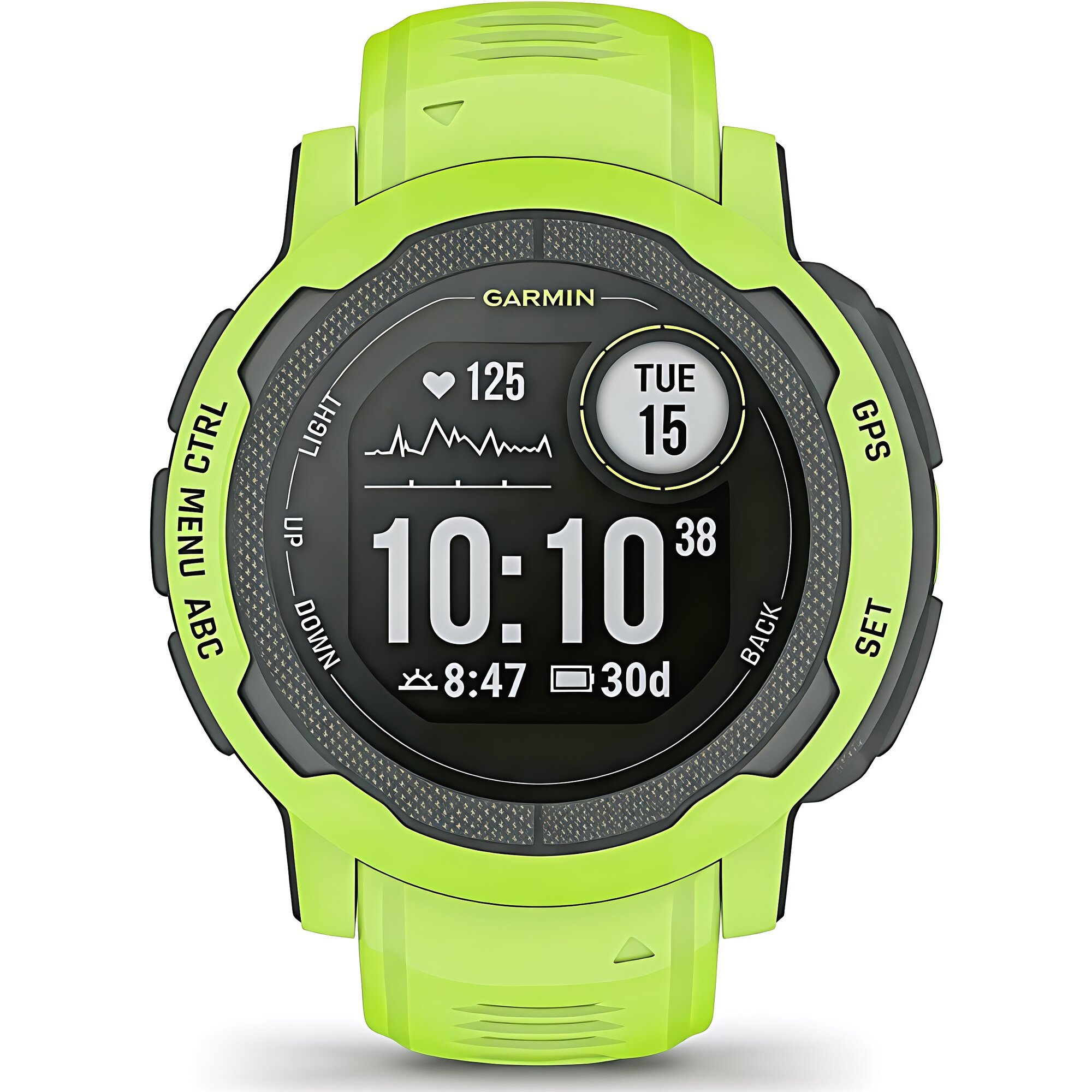 Умные часы Garmin Instinct 2, Electric Lime (010-02626-01), Зеленый