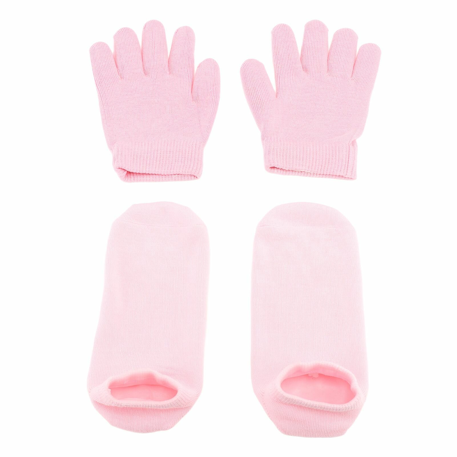 Набор увлажняющих перчаток и носок с гелем, мягкие, для мужчин и женщин, 1 пара перчаток и 1 пара носок