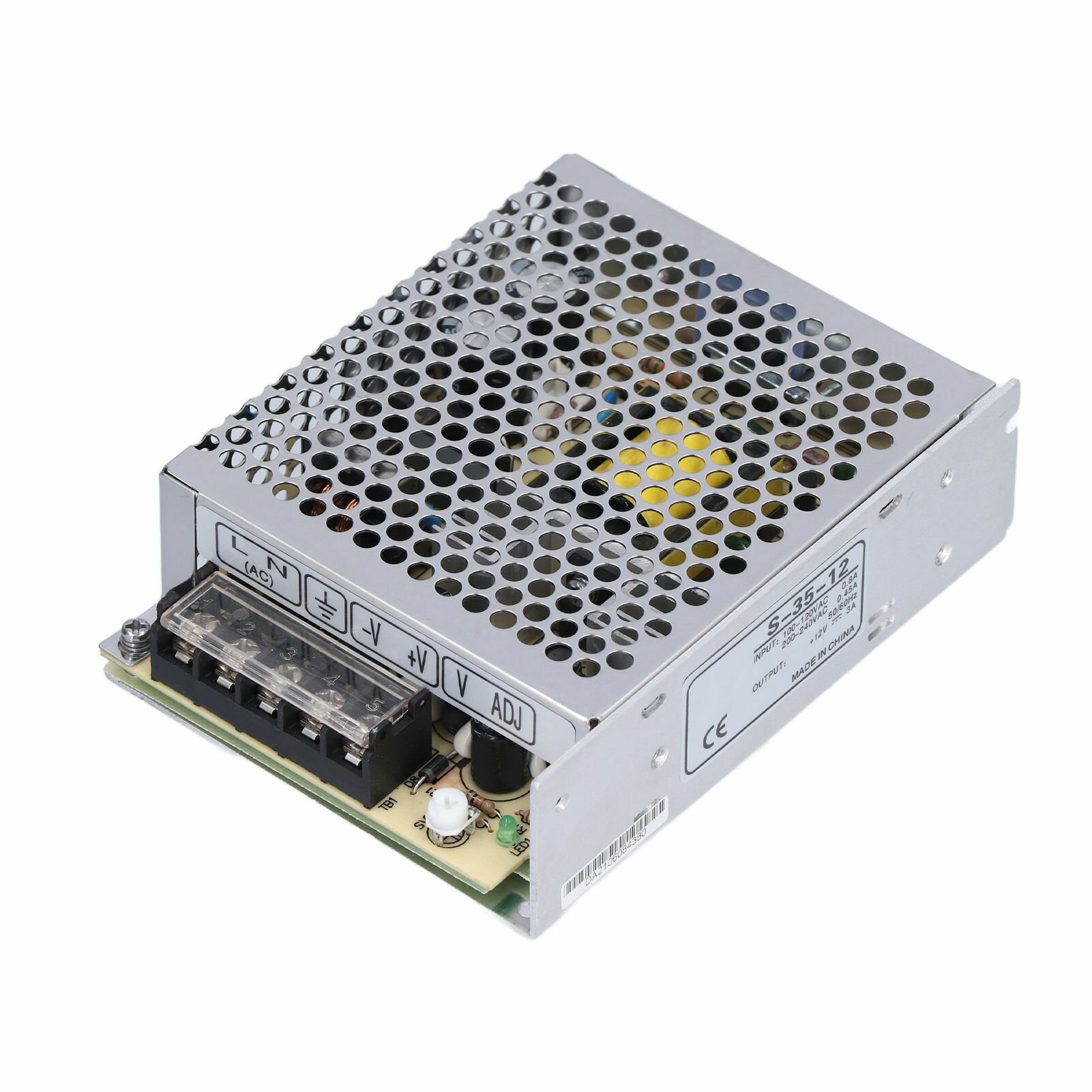 Импульсный источник питания постоянного тока, корпус из алюминиевого сплава, электронные компоненты для преобразования напряжения 110 В/220 ВS 35 12, 12 В/3 А