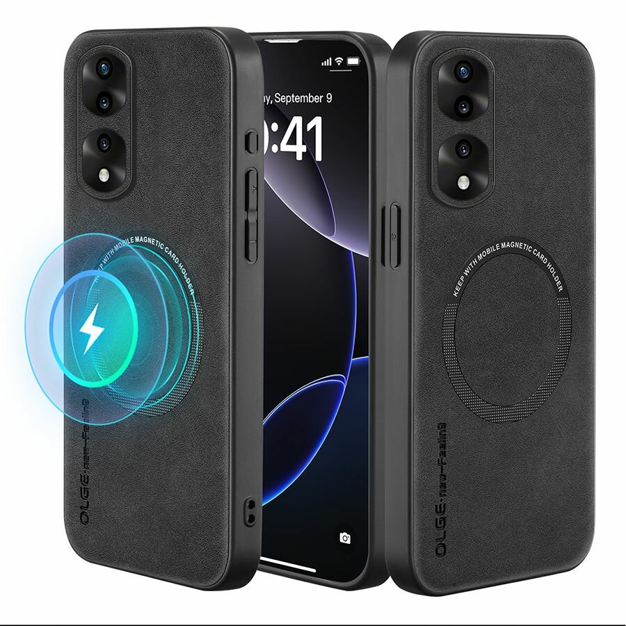 Чехол-Case MagSafe чехол для Honor 70(Хонор 70) Нескользящий и удобный