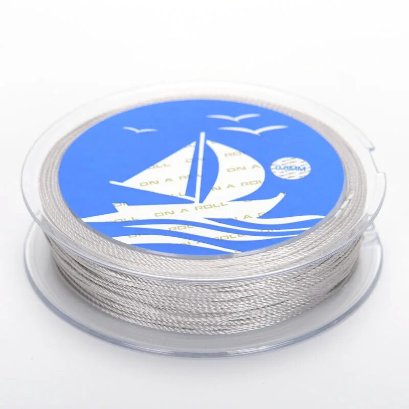 Китайский узел из нейлоновой пряжи для браслета 27silver gray