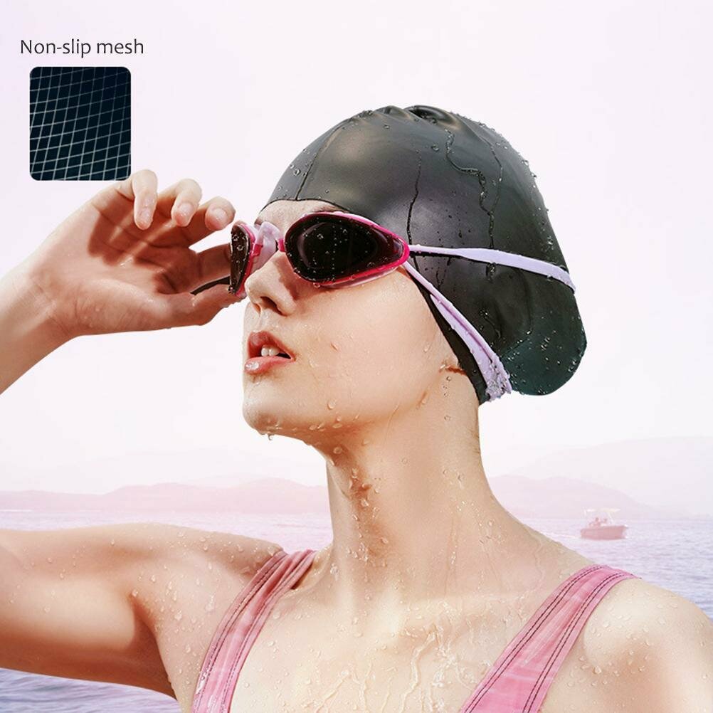 Косы и дреды для плавания, модные водонепроницаемые силиконовые большие плавательные средства для женщин и мужчин, душ для волос для длинных густых вьющихся волос