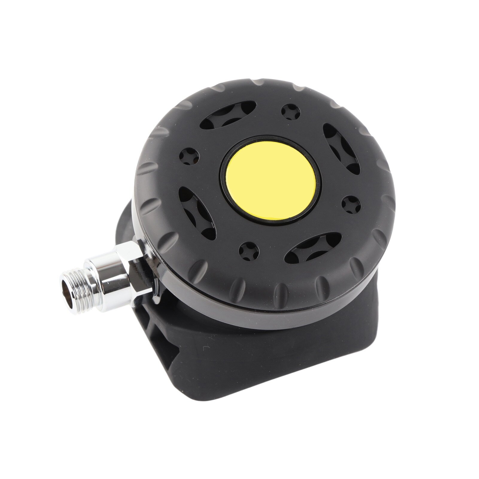 Регулятор 2-й ступени, головки дыхательных клапанов, трубка среднего давления, портативное оборудование для дайвинга, черный