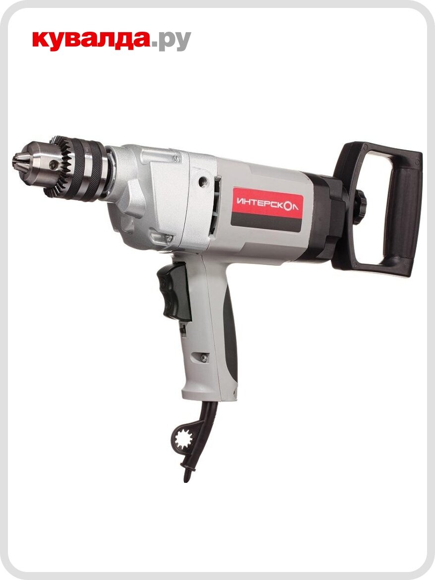 Дрель безударная сетевая ИНТЕРСКОЛ Д-16/1050 Р2 односкоростная