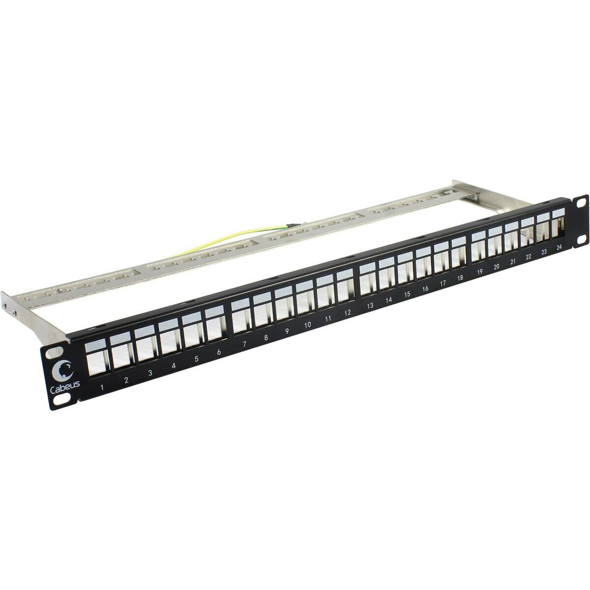 Patch Panel 19" 1U UTP 24 port Cabeus
