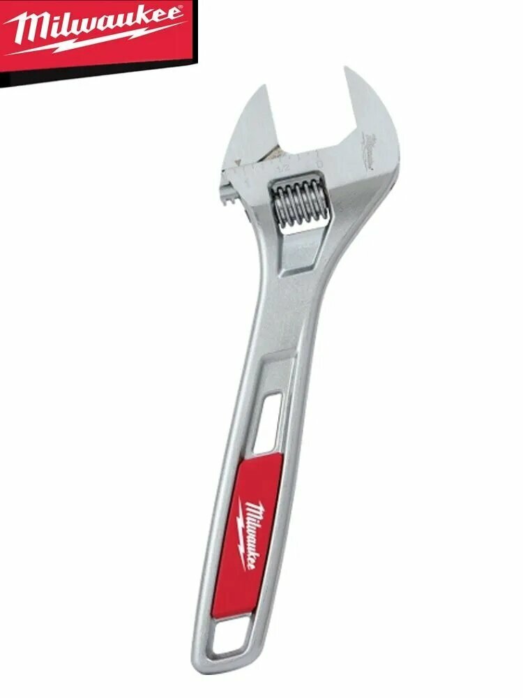 Milwaukee 48-22-7408 8" Разводной гаечный ключ Хромирование Предотвращение ржавчины Высокая сила зажима