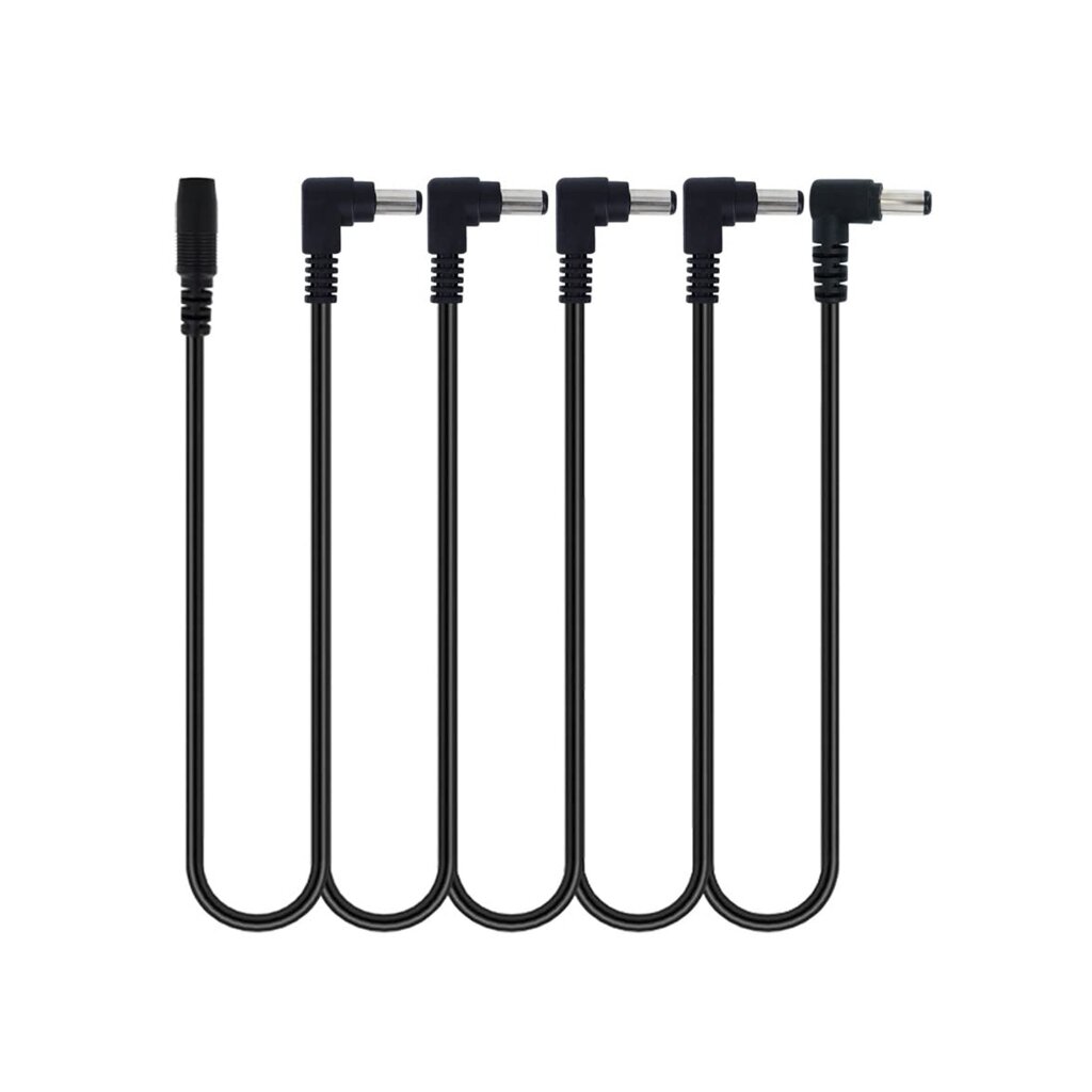 1-5-позиционный адаптер питания для педали эффектов гитары, 9 В, усиленный бесшумный центральный отрицательный адаптер для педали гитары