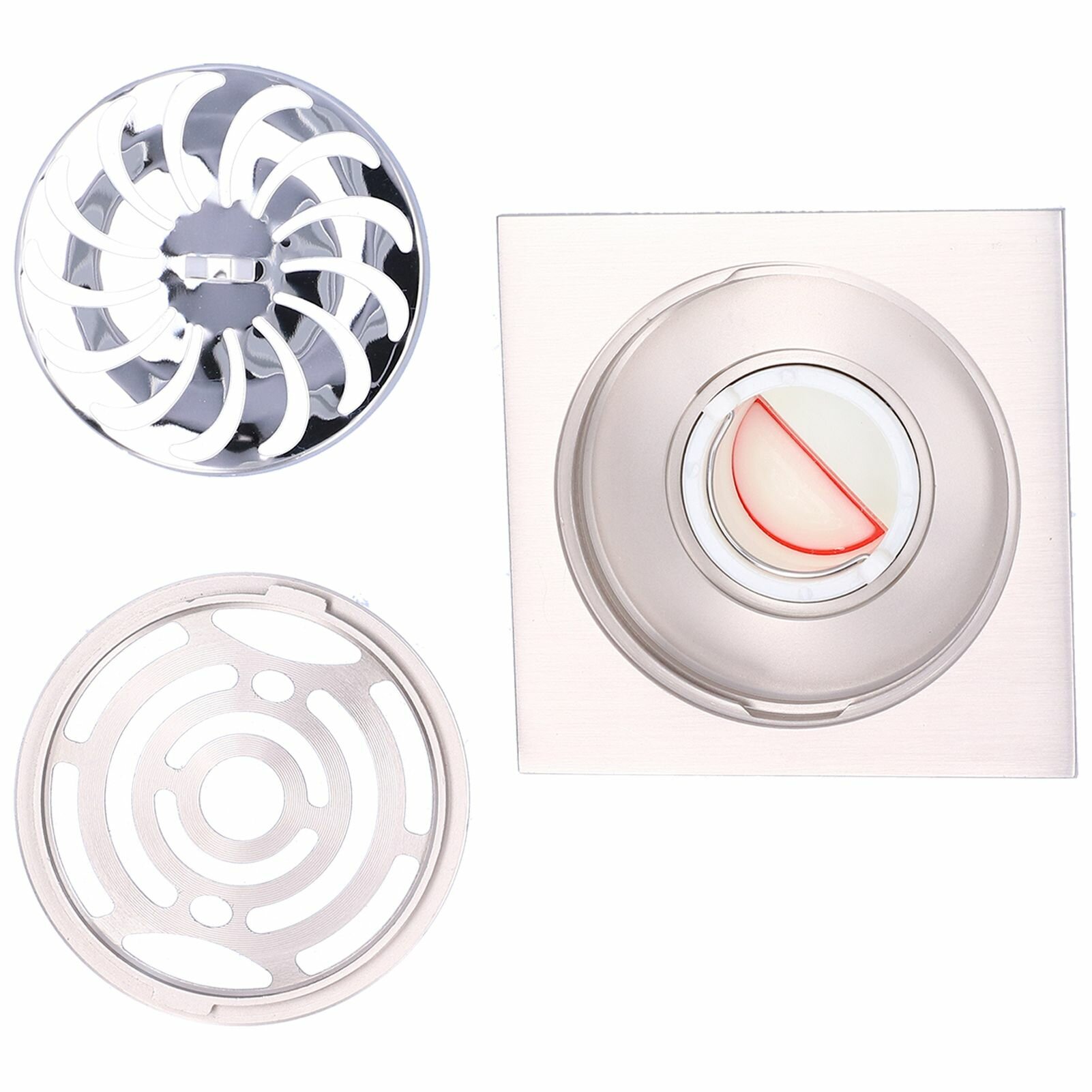 Круглый слив из нержавеющей стали, защита от запахов, для дома и ванной