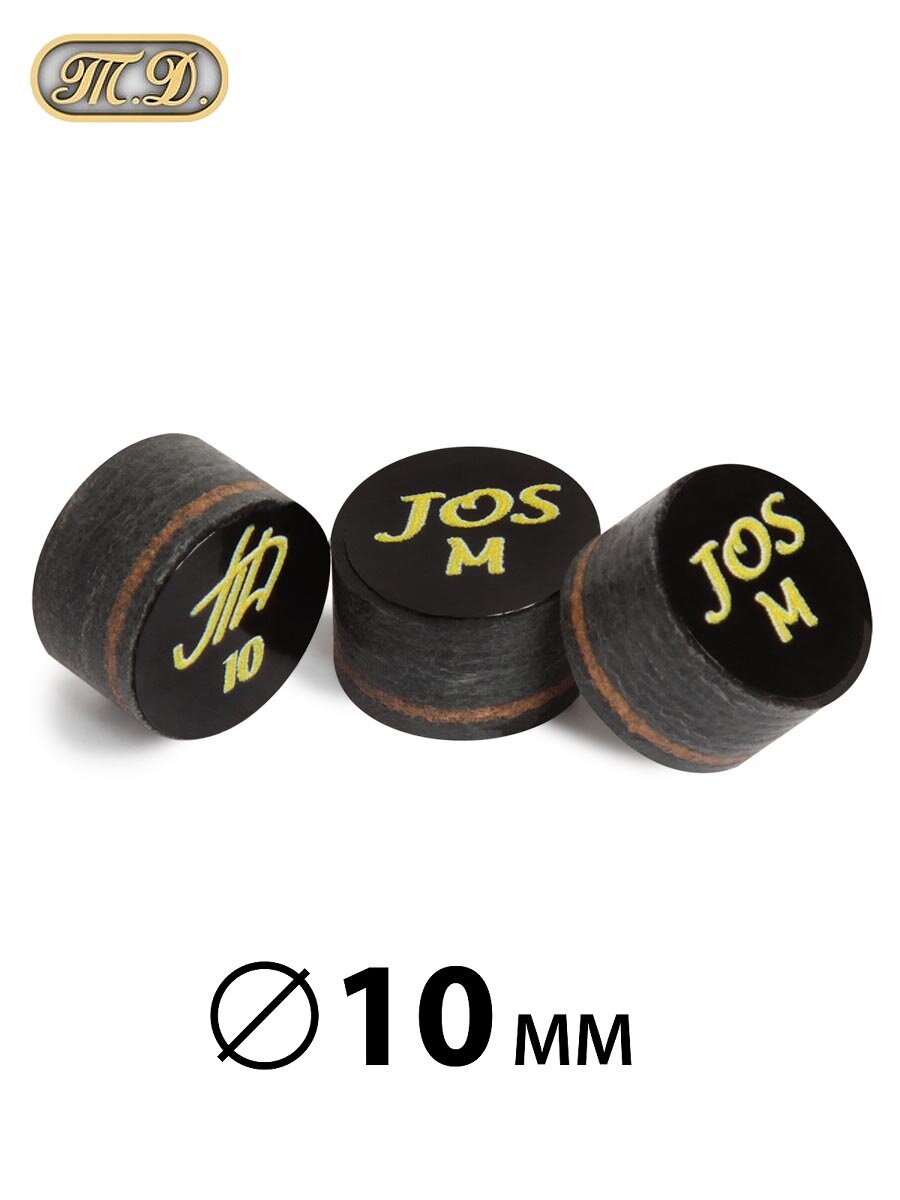 Наклейка для кия Д. Терзяна JOS Snooker 10 мм Medium, многослойная, 1шт.