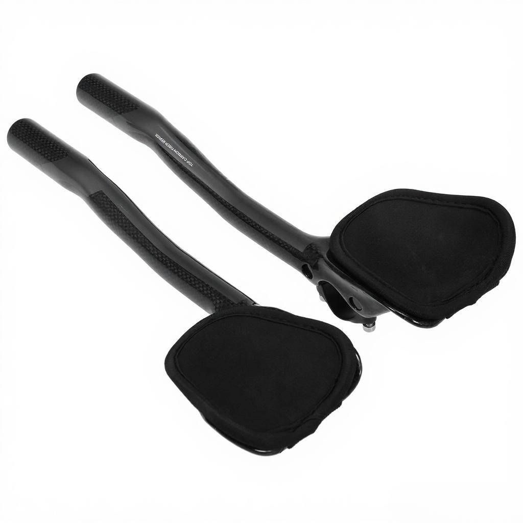 31.8mm Карбоновидный вело руль TT для велосипеда Cycling Aero Bars Rest Handlebar Bike Tri Bars, Материал: Карбон, Цвет: Зеленый / Серый / Красный (опционально), Длина: 35см / 13.8дюймов, Общий вес: 330гр / 11.6унций (1 пара), Пакет: 1 пара аэробаров