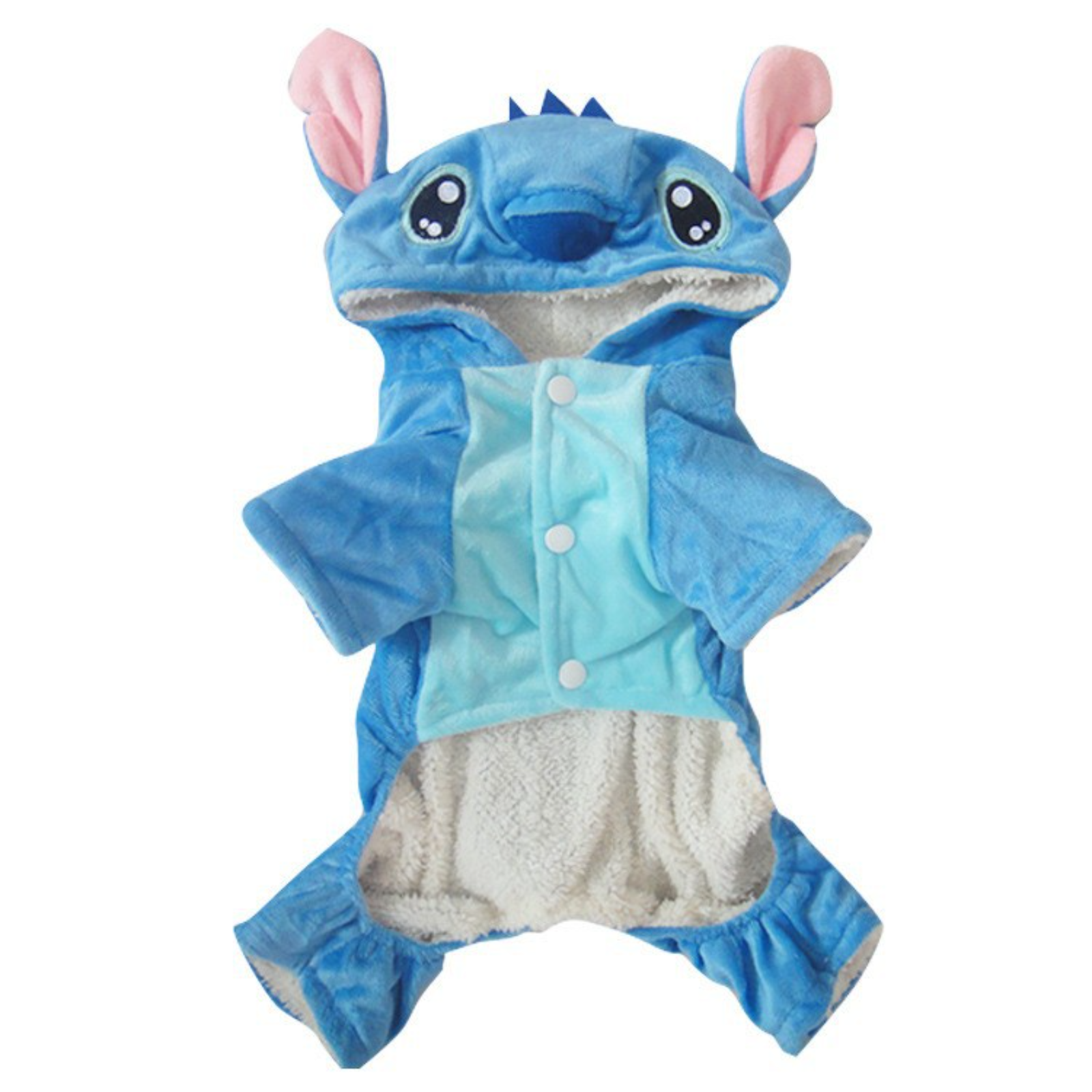 Z-YQL - Disfraz para perro gato tiburón traje mascota pijama mascotas chamarra capucha fiesta Halloween Navidad talla XL longitud cuerpo 35cm circunferencia pecho 53cm circunferencia cuello 36cm temporada primavera otoño invierno material terciopelo
